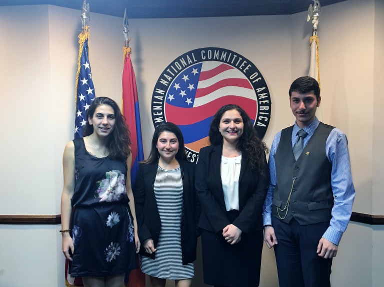 4 Dynamic Youth Join ANCA WR Spring Internship Program - Armenian National Committee ...