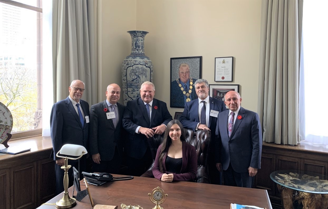 Ontario Premier Doug Ford Meets With Toronto Armenian Community Leaders ...